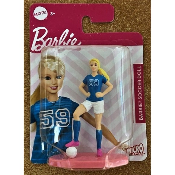 Mattel | Toys | Mattel Micro Collection Barbie 3 Soccer Doll Sport ...